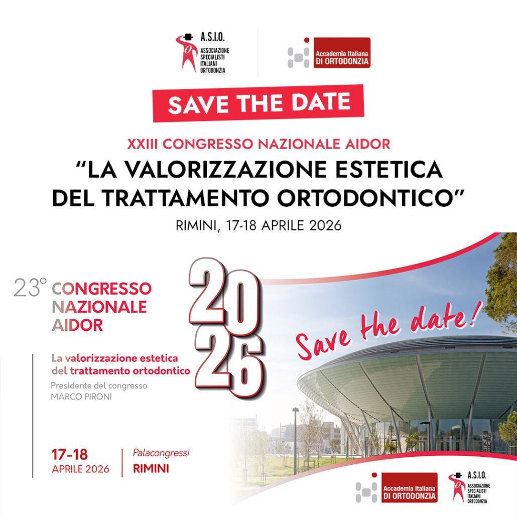 SAVE THE DATE | XXIII CONGRESSO AIDOR – RIMINI, 17-18 APRILE 2026 – A.S.I.O. | Associazione ...